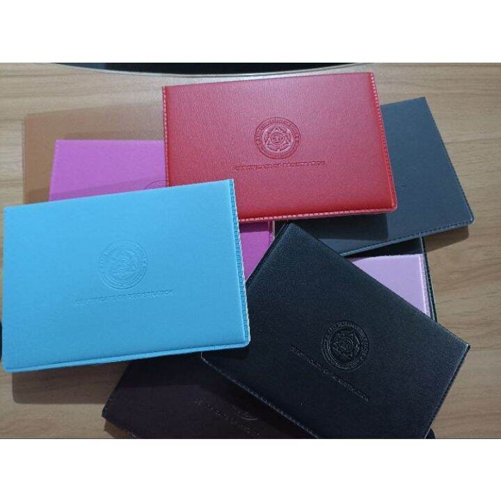 LTO OR CERTIFICATE OF REGISTRATION HOLDER/COVER with LOGO EMBOSSED ...