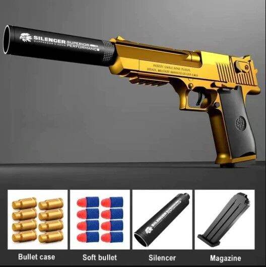 iFormonix Laruang pistol Children's shell throwing Desert Eagle Glock ...