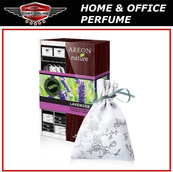 AREON Home Perfume【LAVENDER】Natural Smell Incense Wardrobe Sachet Air ...