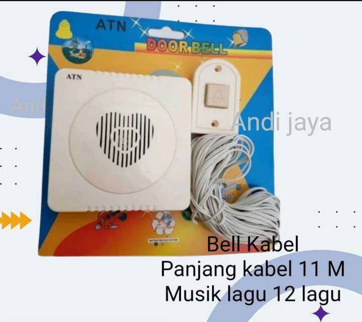 Bell rumah kabel / door bell ATN | Lazada Indonesia