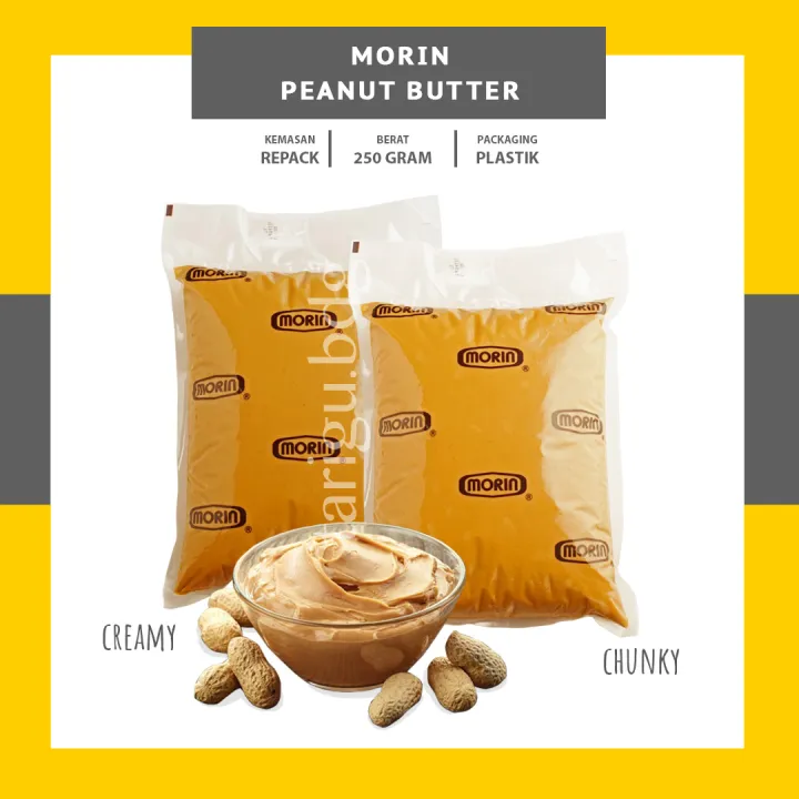 SELAI KACANG MORIN 250GR - SAUS PASTA KACANG - PEANUT BUTTER SPREAD ...