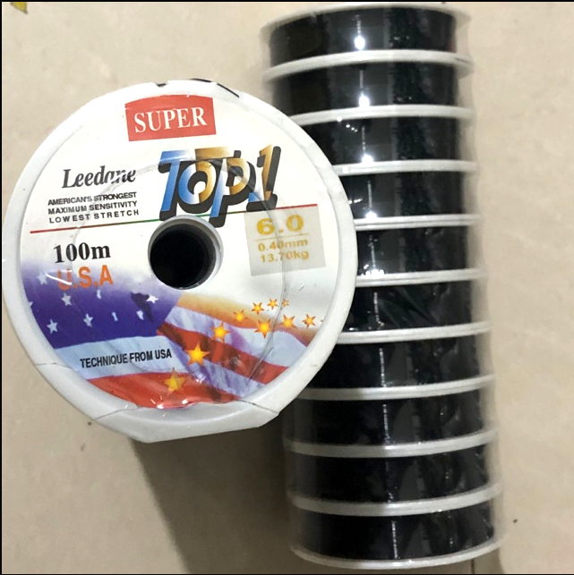 Senar Pancing Hitam Top 1 Super Leedane 100 meter Connecting - Senar ...