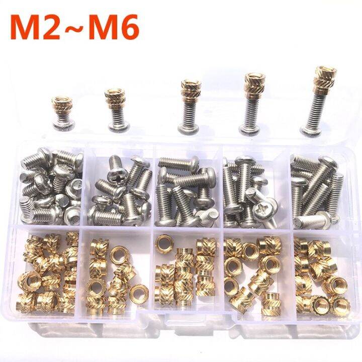 Insertion Nut M2 M2.5 M3 M4 M5 M6 Brass Heat Threaded Insert Nut and ... Insertion Nut M2 M2.5 M3 M4 M5 M6 Brass Heat Threaded Insert Nut and ...