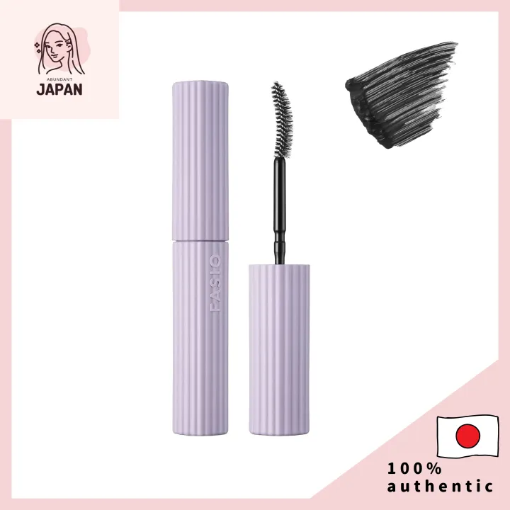 KOSE FASIO Permanent Curl Mascara Hybrid (Volume) Water Proof, Hot Water Off 01 Black 6g【Direct ...
