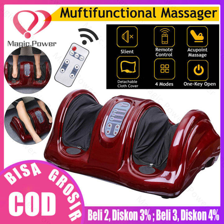 Listrik Pemanas Pijat Kaki Pijat Shiatsu Mesin Betis Sakit Pada Kaki ...
