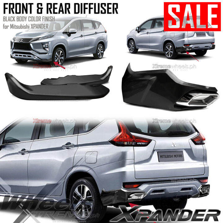 Mitsubishi Xpander 2018-2020 Front and Rear corner Bumper Diffuser kit ...