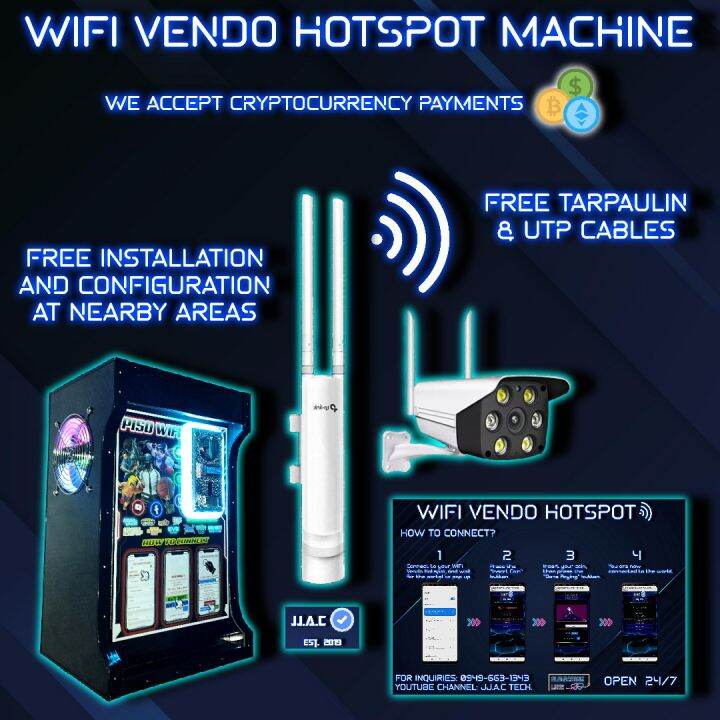 WiFi Vendo Hotspot Machine (Piso WiFi) | Lazada PH