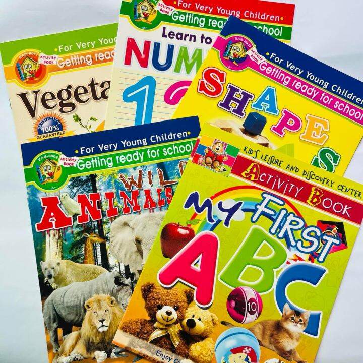 FUN LEARNING BOOK - Coloring and Activity ( 5 ASSORTED BOOKS ) | Lazada PH