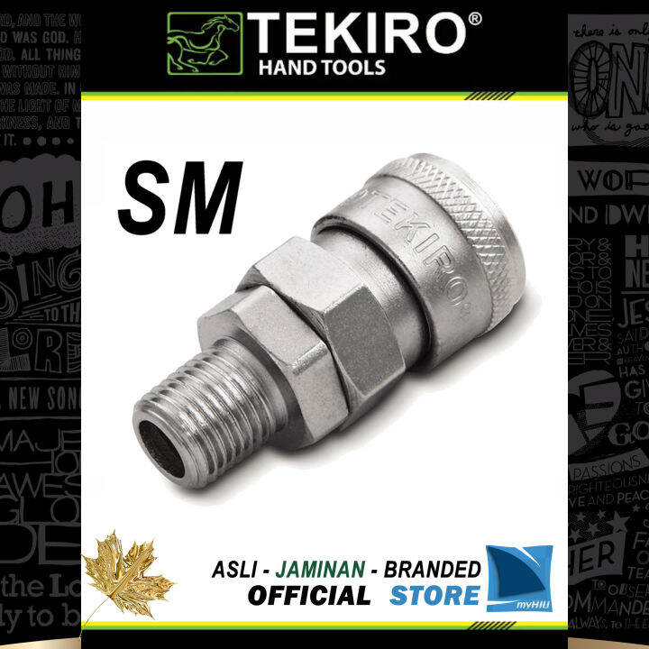 Nepel Selang Angin 2 Langkah 20 SM - Quick Coupler 2 Touch Socket Male ...