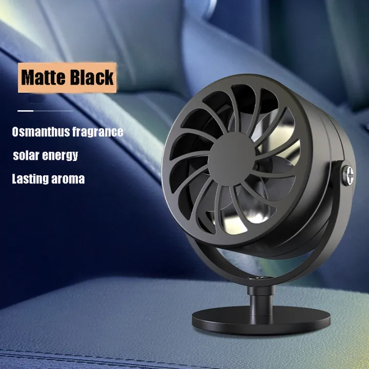Solar aromatherapy fan vehicle mounted fan deodorization Osmanthus ...