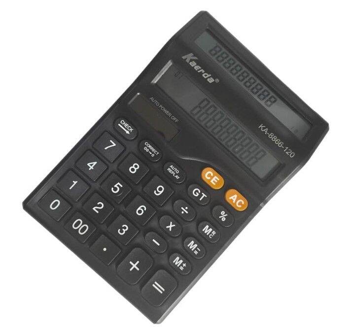 DOUBLE BIG DISPLAY ELECTRONIC CALCULATOR 12 DIGIT | Lazada PH