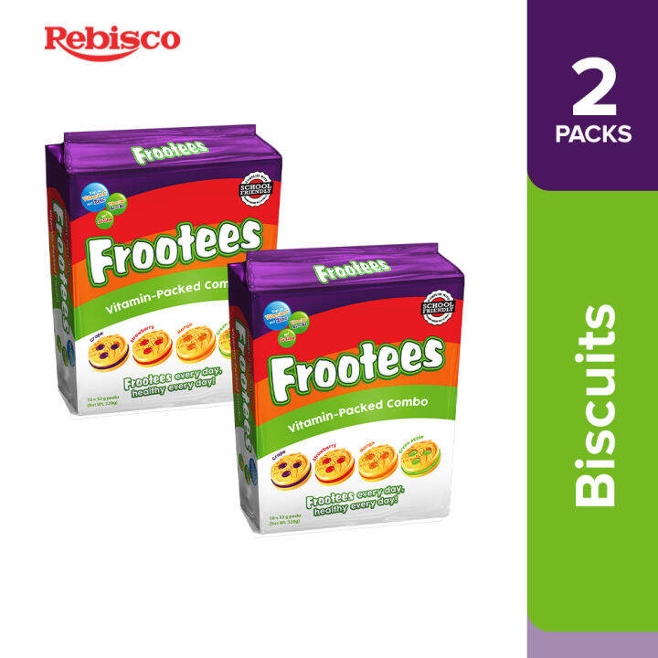 Frootees Combo Cookie Sandwich 32g x 10pcs (Set of 2) | Lazada PH