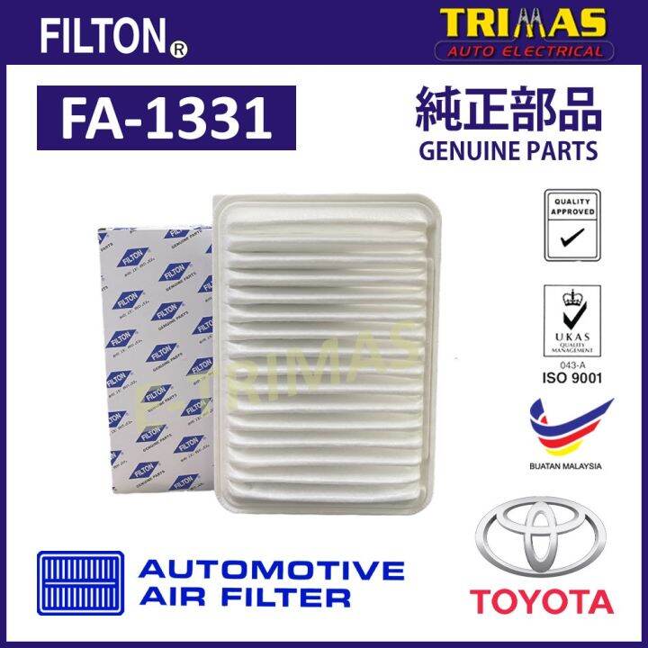 FILTON Air Filter Toyota Camry ACV40 ACV41 ASV50 Penapis Udara Angin ...