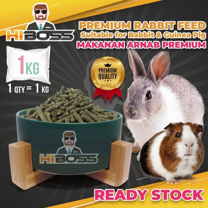 1Kg Premium Rabbit Feed Premium Makanan Arnab for Rabbit Guinea Pig ...