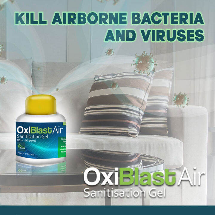 Oxiblast Air Sanitation Gel / Odor eliminator / Disinfectant | Lazada PH