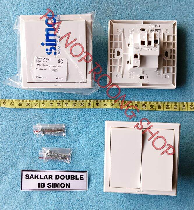 SAKLAR SERI ( DOUBLE ) IB SIMON | Lazada Indonesia
