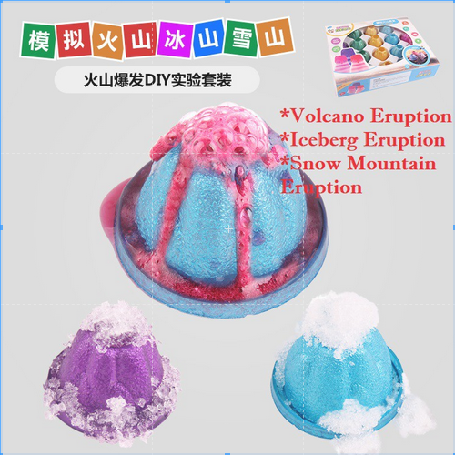 STEM Mini DIY Volcano/Iceberg/Snow Mountain Eruption Kit Science ...