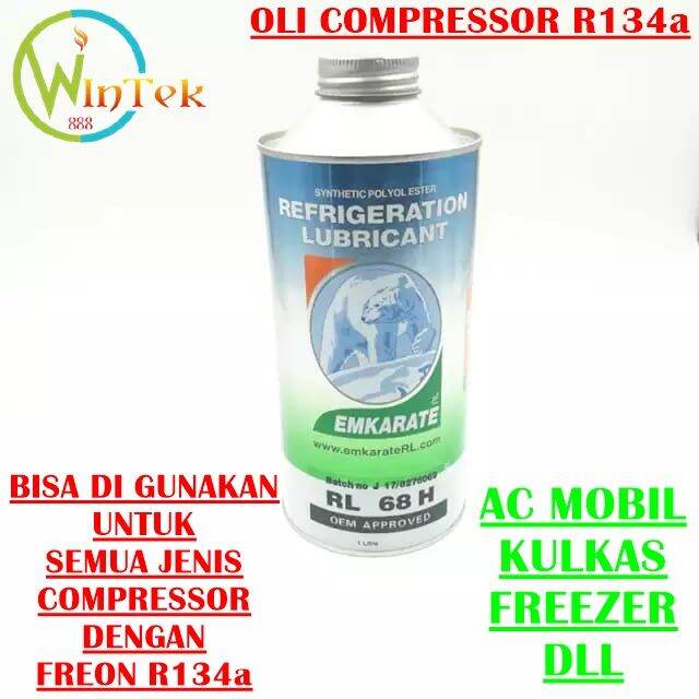 OLI EMKARATE RL68H 1 LITER | OLI COMPRESSOR RL68 H | OLI EMKARATE ...