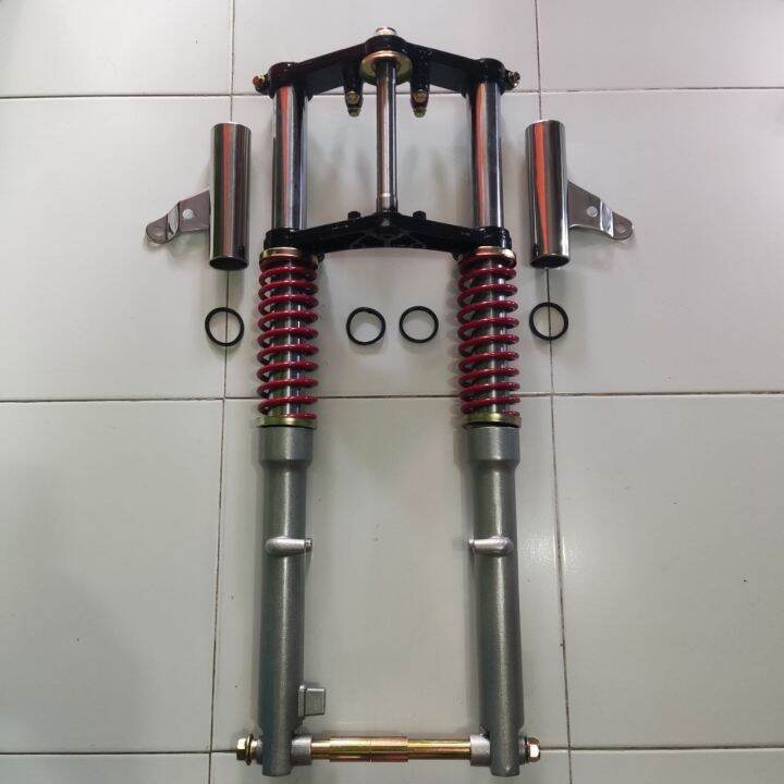 Shockbreaker Shock Sok Beker Breaker Depan 43mm Set Ganjar Viar Karya Kaisar Motor Roda Tiga ...