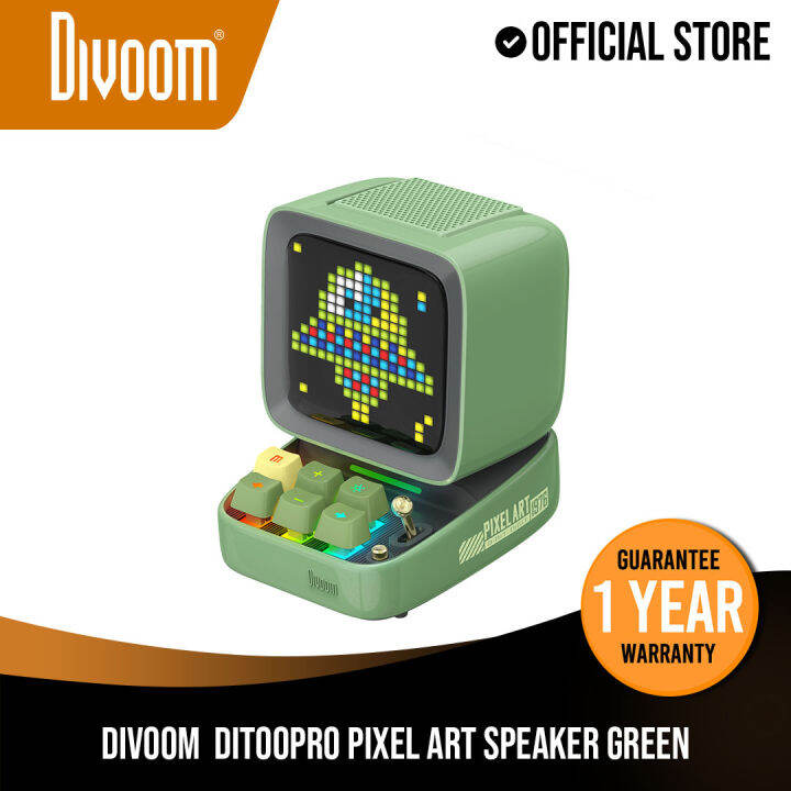 Divoom DitooPro Pixel Art Speaker Green | Lazada PH
