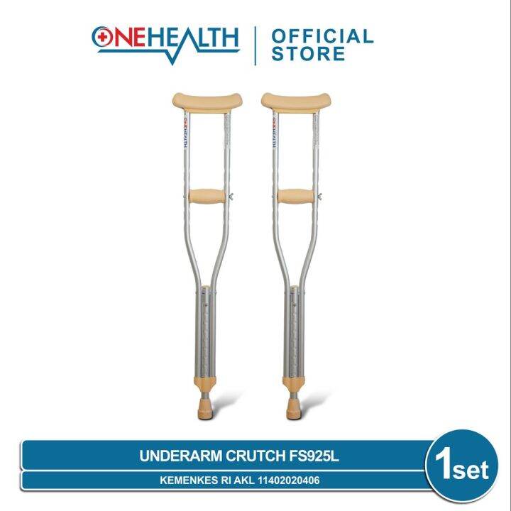 Onehealth Underarm Crutch FS925L - Tongkat Ketiak | Lazada Indonesia