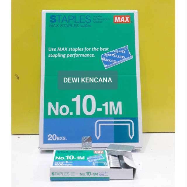 Isi Staples MAX No. 10 | Lazada Indonesia