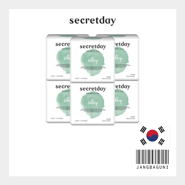 SECRETDAY So Soft Silky L (29cm) 14pcs X 6pack [K-Personal Care] Korean ...