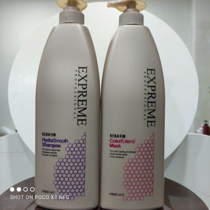 Expreme Professional Keratin HydraSmooth Shampoo, ColorExtend Mask ...
