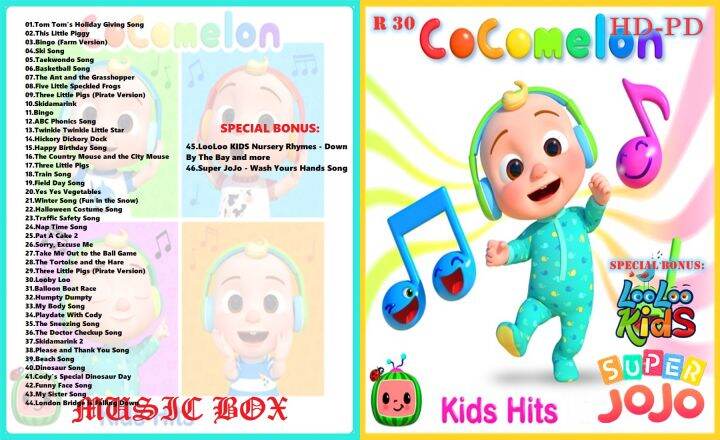 UsbPendrive MP4 KIDS/VIDEO KARTUN COCOMELON SONGS | Lazada