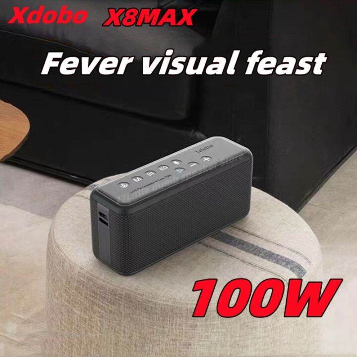 XDOBO X8 Max 100W Ultra-High Power Outdoor Portable Desktop Bluetooth ...
