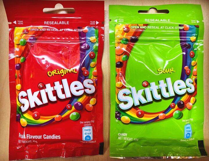 MARS WRIGLEY SKITTLES CHEWY FRUITS CANDY ORIGINAL / SOUR 45G | Lazada