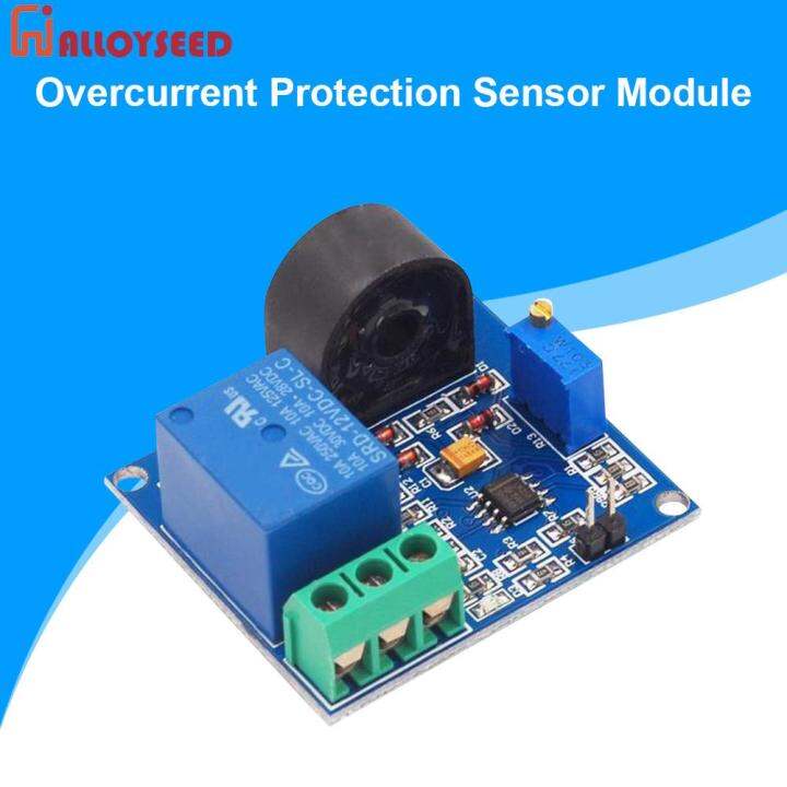 Dc 12v Current Detection Sensor Module 5a Relay Overcurrent Protection