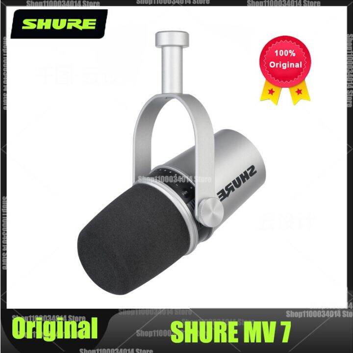 Original Shure Mv7 Anchor Microphone Studio, Professional Live ...