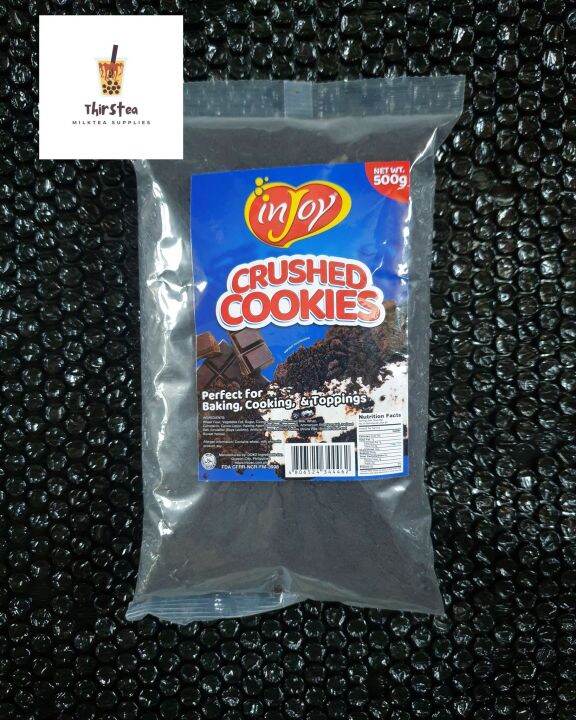 CRUSHED COOKIES INJOY BRAND 500 GRAMS - THIRSTEA MILKTEA SUPPLIES ...