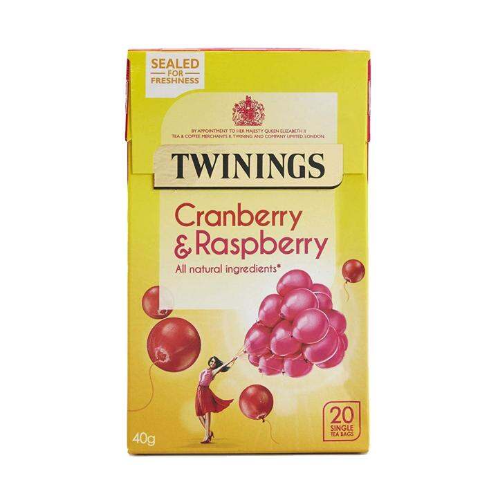 Twinings Cranberry and Respberry Tea ทไวนิงส์ แคนเบอร์รี่และราสเบอร์รี่ ...