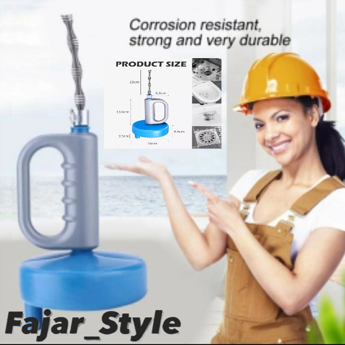 Alat Sodokan Pembersih Pipa Saluran Air Macet Mampet Wastafel Tempat ...