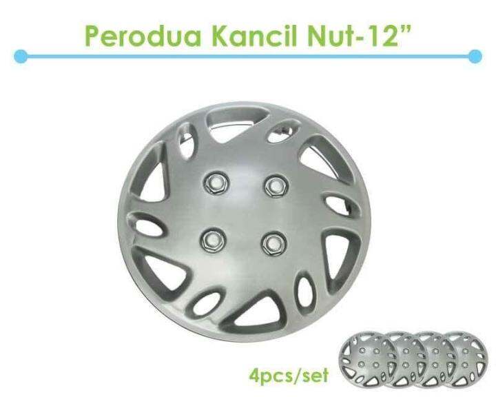 Rim Cap / Tyre Cap 12 Inch Wheel Cover For Kancil 660/ 850 - 4 pcs | Lazada