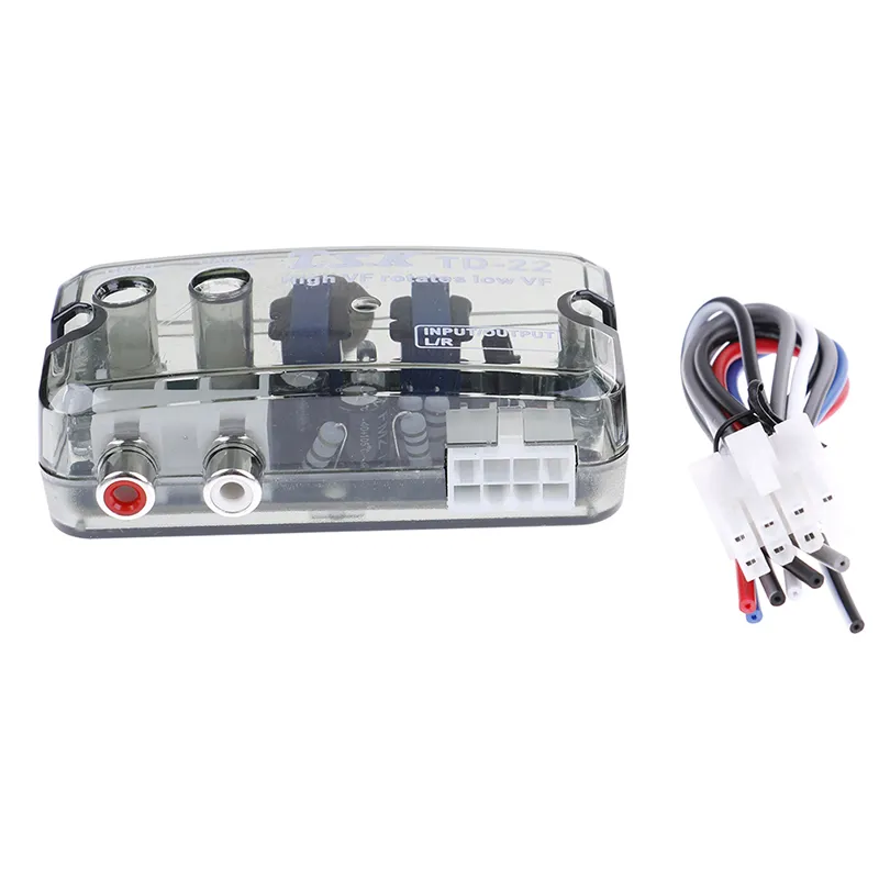 กล่องแปลงสัญญาณเสียง HI TO LOW TSK TD-22 จากหลังวิทยุเดิมให้เป็นหัว RCA ได้โดยใช้วิทยุเดิม ...