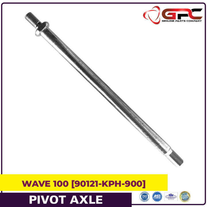 GPC HONDA WAVE 100 Pivot Axle / Swigarm Shaft for Motorcycle [90121-KPH ...