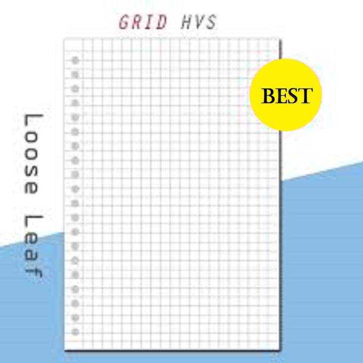 KERTAS GRID LOOSE LEAF 50 LEMBAR A5 (20RING)/B5 (26RING) | Lazada Indonesia