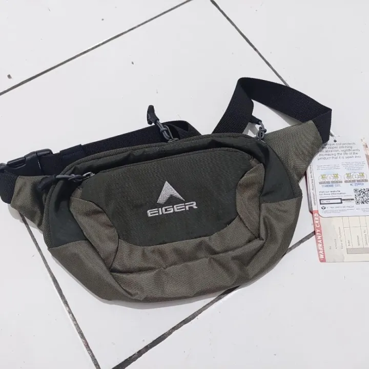 Eiger Tas Pinggang Z-Waist Bag medium SE 2L - Black | Lazada Indonesia