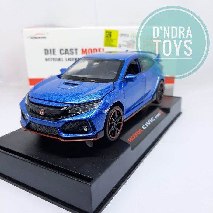 Diecast Mobil HONDA CIVIC TYPE R - BIRU Miniatur Mobilan Sport Murah ...