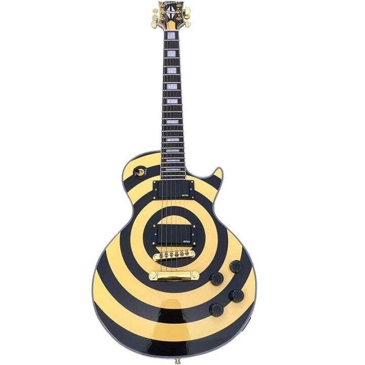 Gibson Les Paul Custom ZAKK Wylde Signature Yellow Electric Guitar ...