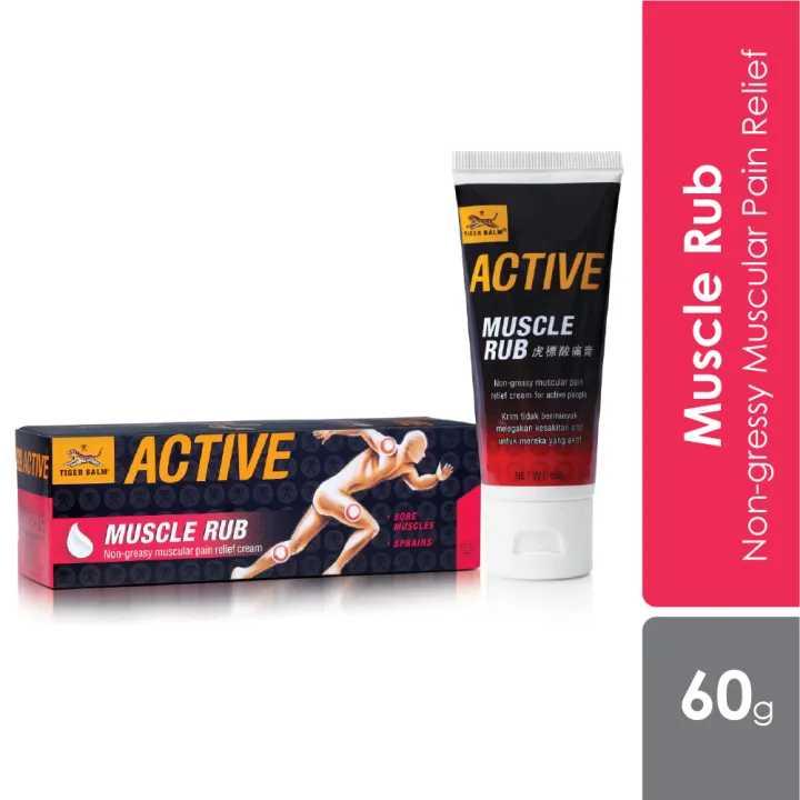 Tiger Balm Active Muscle Rub (60g) | Lazada