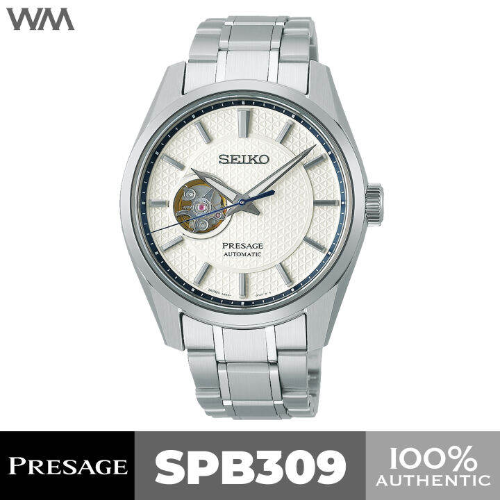 Seiko Presage Sharp Edged Series Shironeri White Asanoha Pattern Dial ...