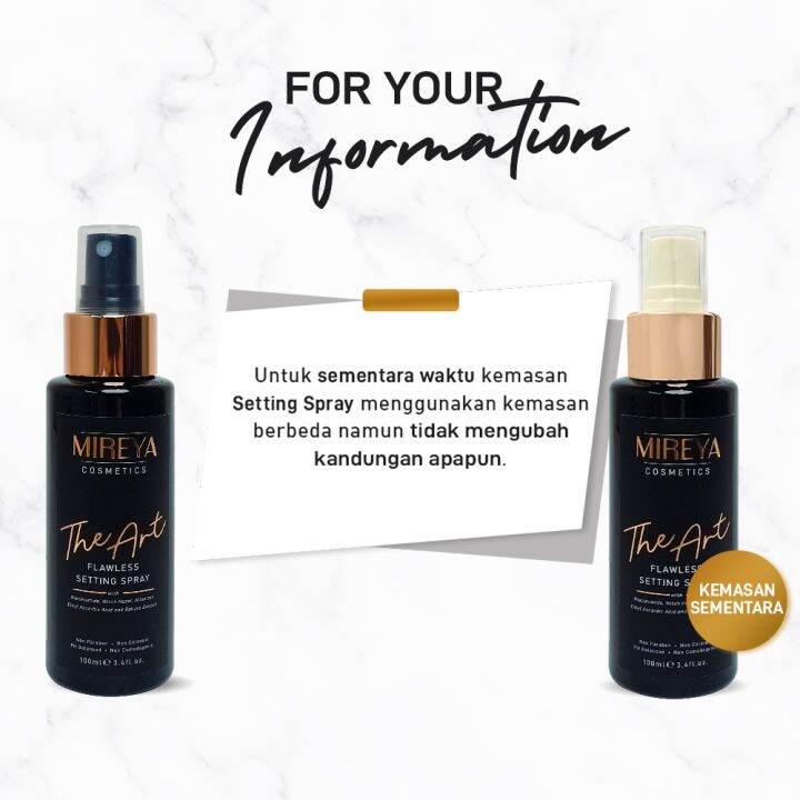 Mireya The Art Flawless Setting Spray | Lazada Indonesia