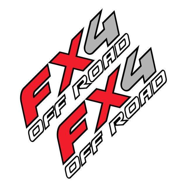 2pcs Fx4 Off Road Auto Body Pvc Decals Car Stickers For Ford Ranger ...