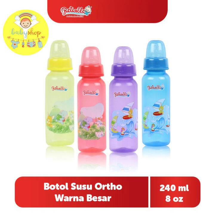 Botol Susu Ortho Dot Gepeng Reliable 240ml | Lazada Indonesia