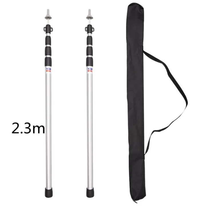 Camping Tent Strong Poles Accessories Telescoping Tarp Pole Adjustable ...