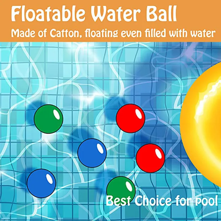 Pnate 50Pcs Water Bombs Splash Balls Reusable Trampoline Water Balloon ...